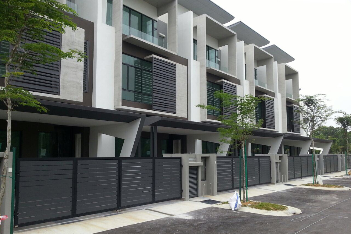 Gate Design - CSA Aluminium Trackless Folding Gate Malaysia