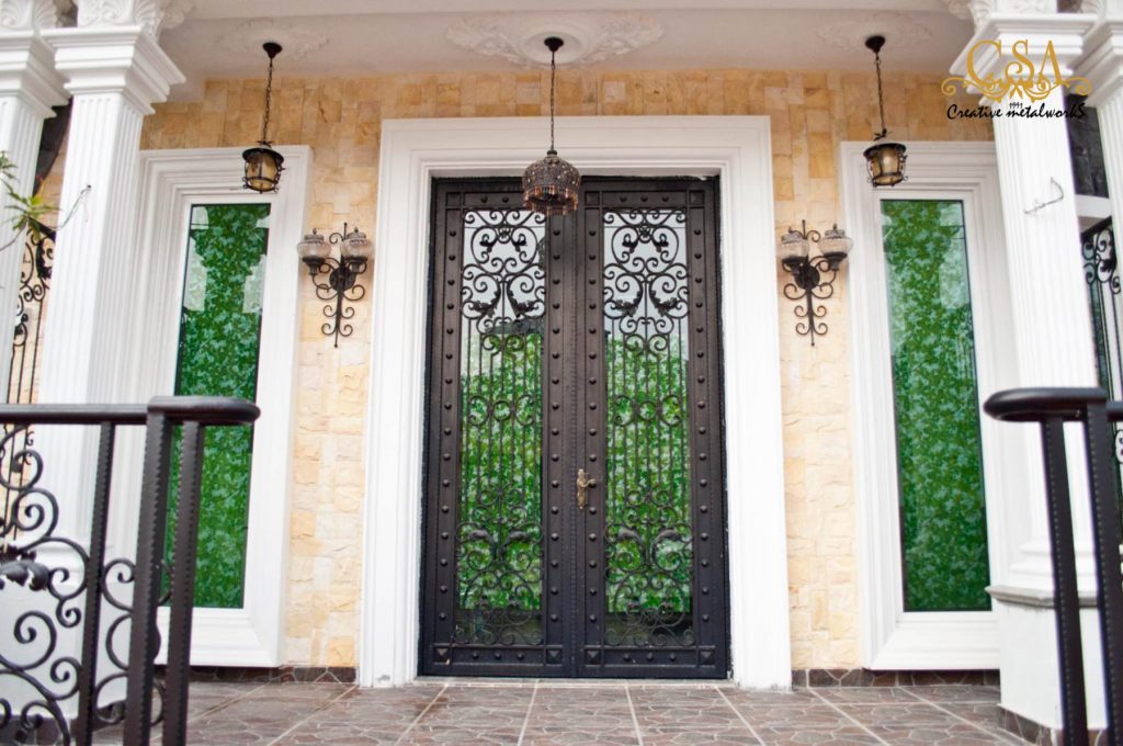 Gate Design | CSA Aluminium Trackless Folding Gate Malaysia