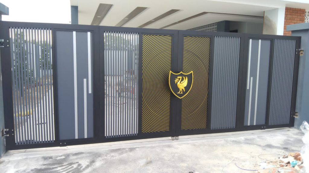 Gate Design | CSA Aluminium Trackless Folding Gate Malaysia